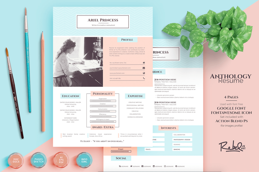 Je vais réaliser un CV original par Mathilde37