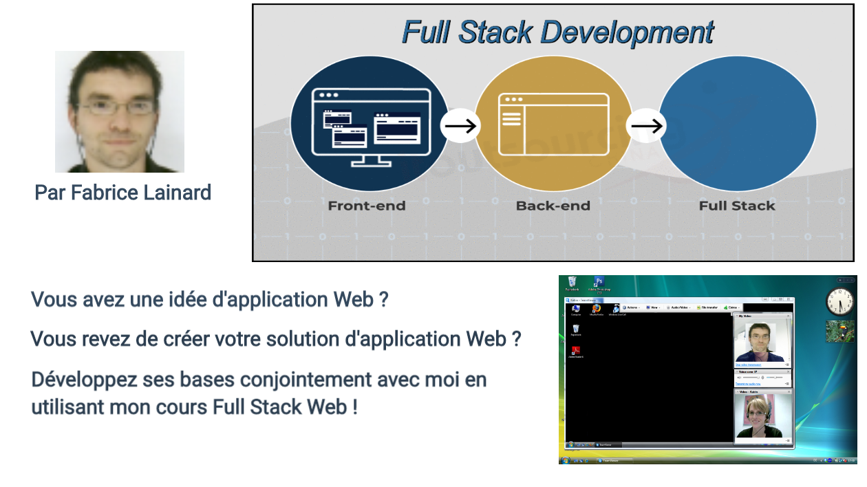 Je vais vous apprendre a développer VOTRE application Web Full-Stack par Fabrice_Lainard