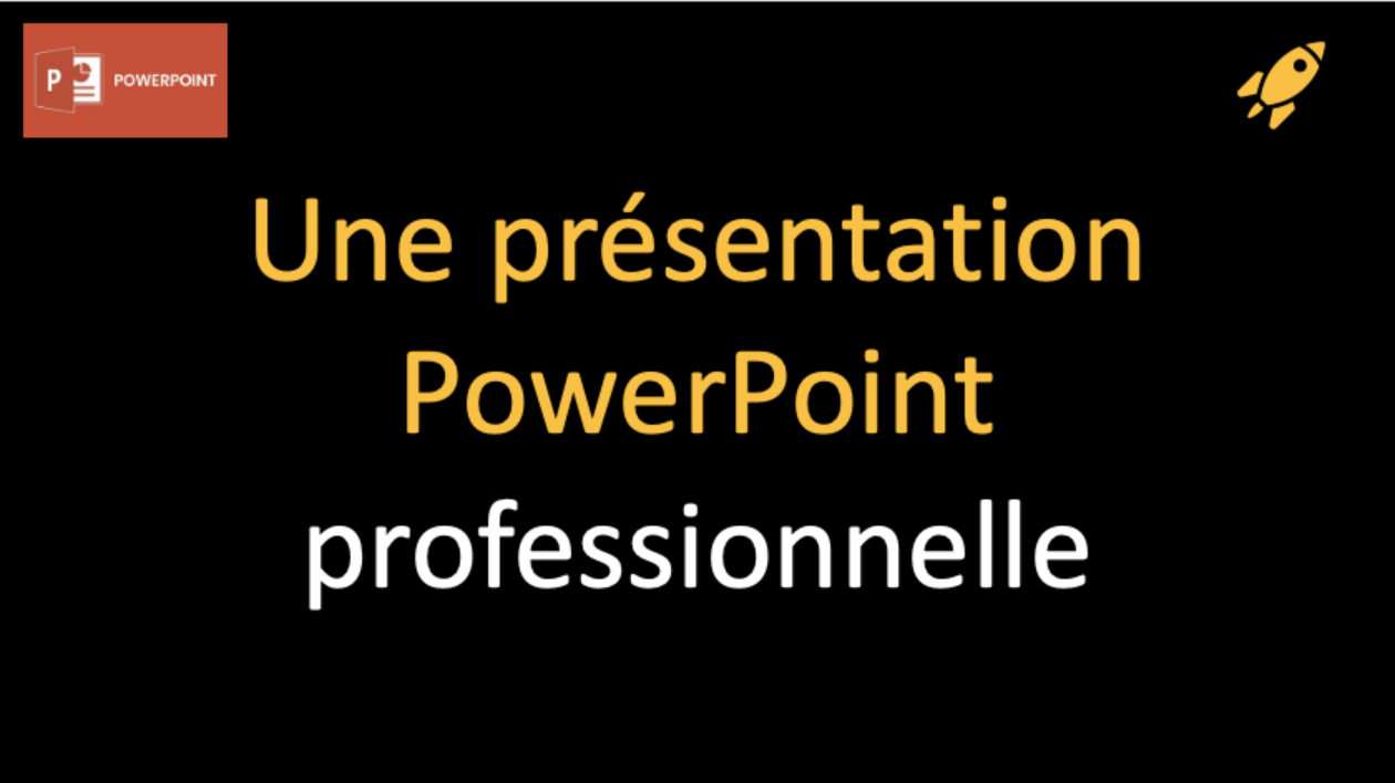 Je vais créer une présentation powerpoint professionnelle, structurée et à votre image par ...