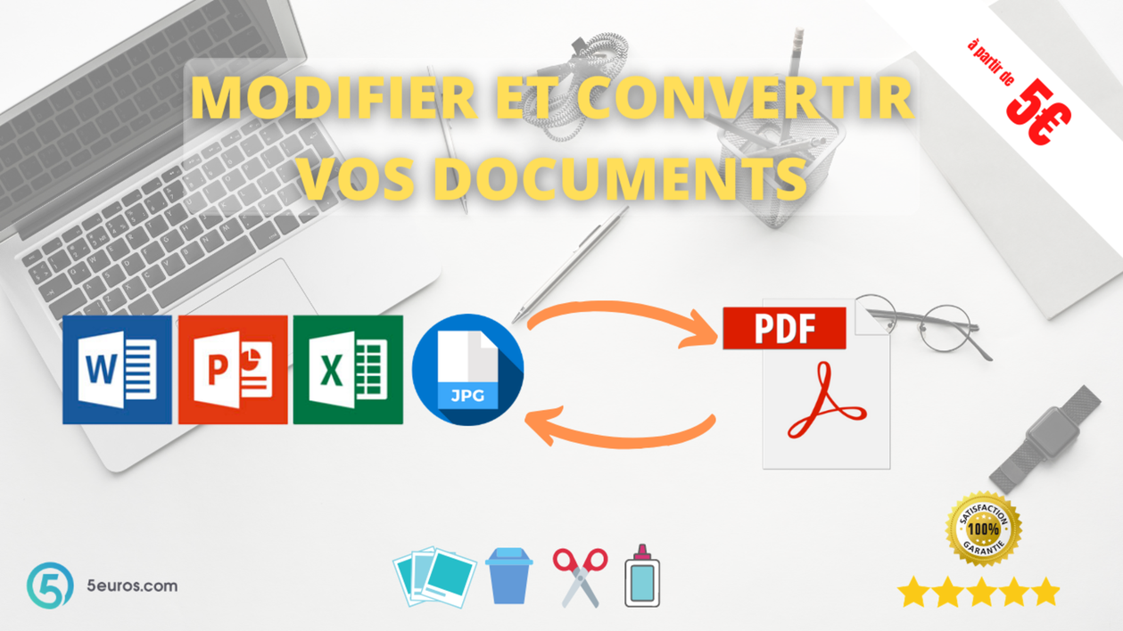 Je vais effectuer TOUS TYPES DE MODIFICATIONS SUR VOS DOCUMENTS PDF et ...