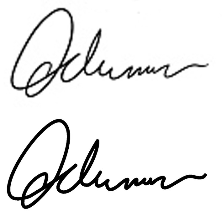 Je vais numériser votre signature manuscrite en signature électronique ...