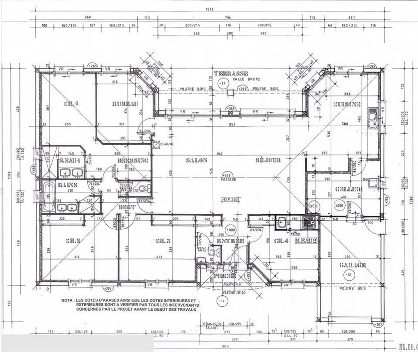Je vais dessiner vos plans Architecturaux sur Autocad par Hassh