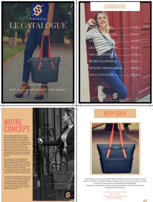 Je vais designer et faire la mise en page de votre catalogue ou ...