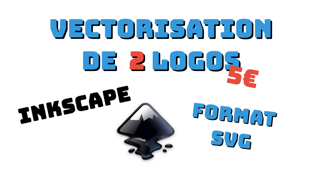 Je vais vectoriser votre logo avec Inkscape par Edjy