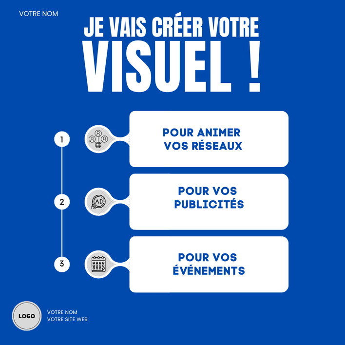 Je vais vous créer des postes Insta propre/design en cohérence avec ...