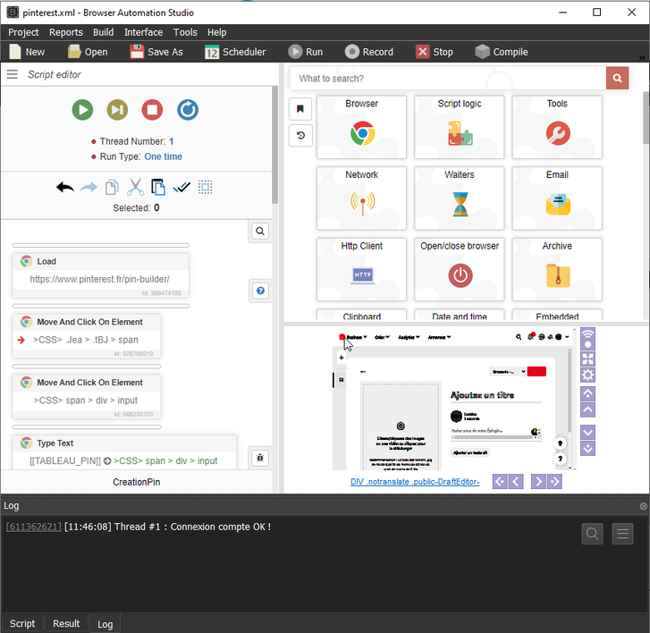 Je vais corriger un de vos scripts pour Browser Automation Studio par ...
