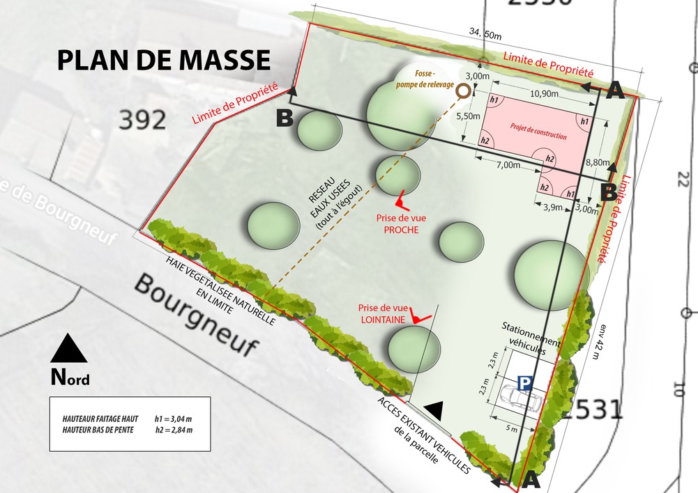 Je vais réaliser les documents nécessaires à votre permis de construire ou déclaration préalable ...