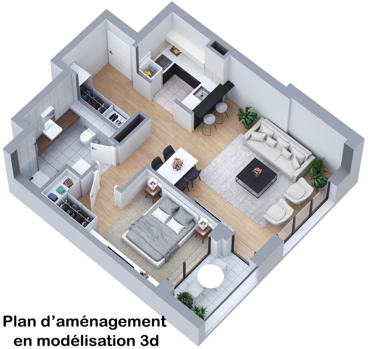 Je vais faire le plan d'aménagement intérieur de votre maison et faire ...