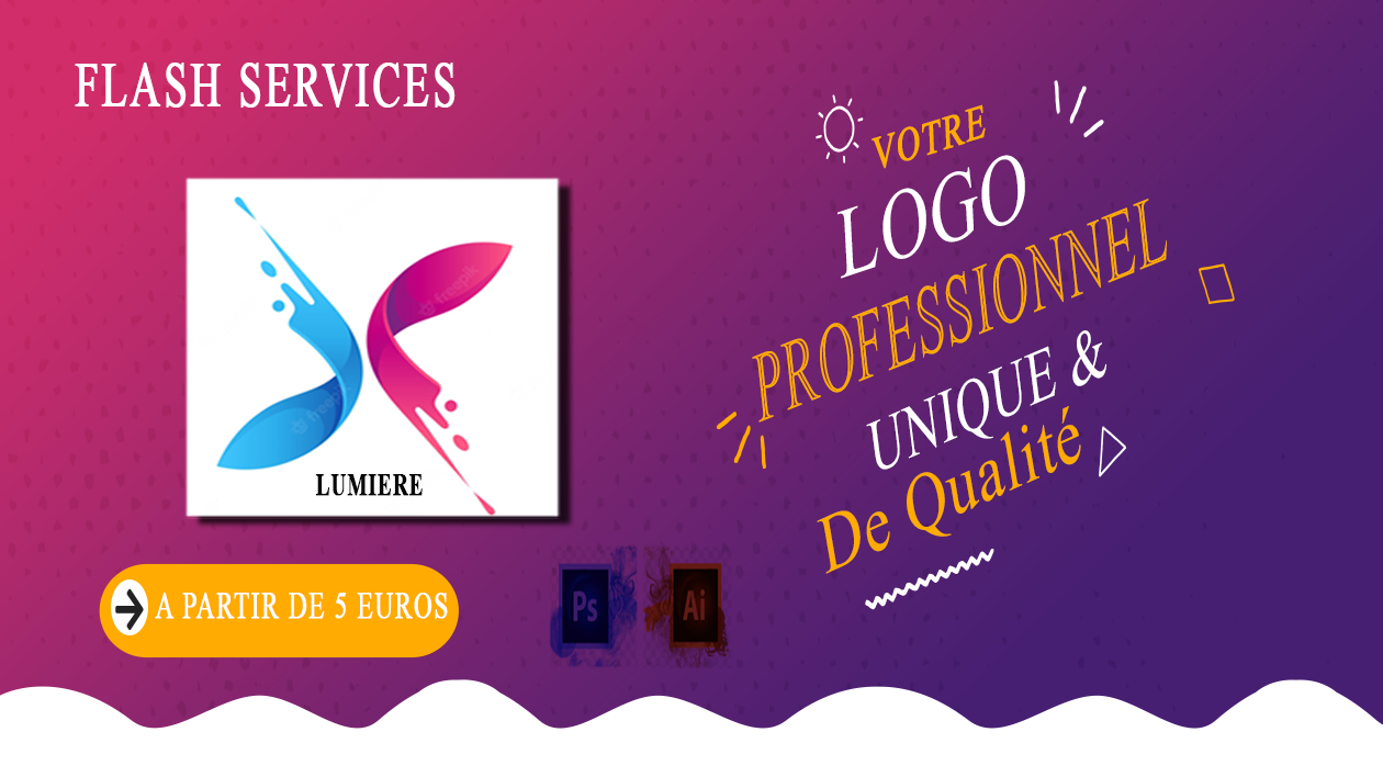 Je vais créer un logo professionnel pour votre entreprise par FlashServices