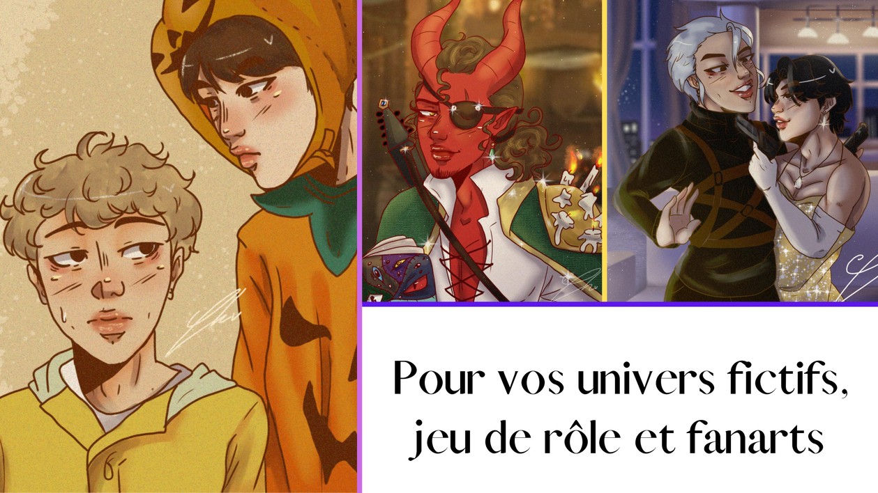 Je vais dessiner votre personnage fictif ou votre fanart par Starfly ...