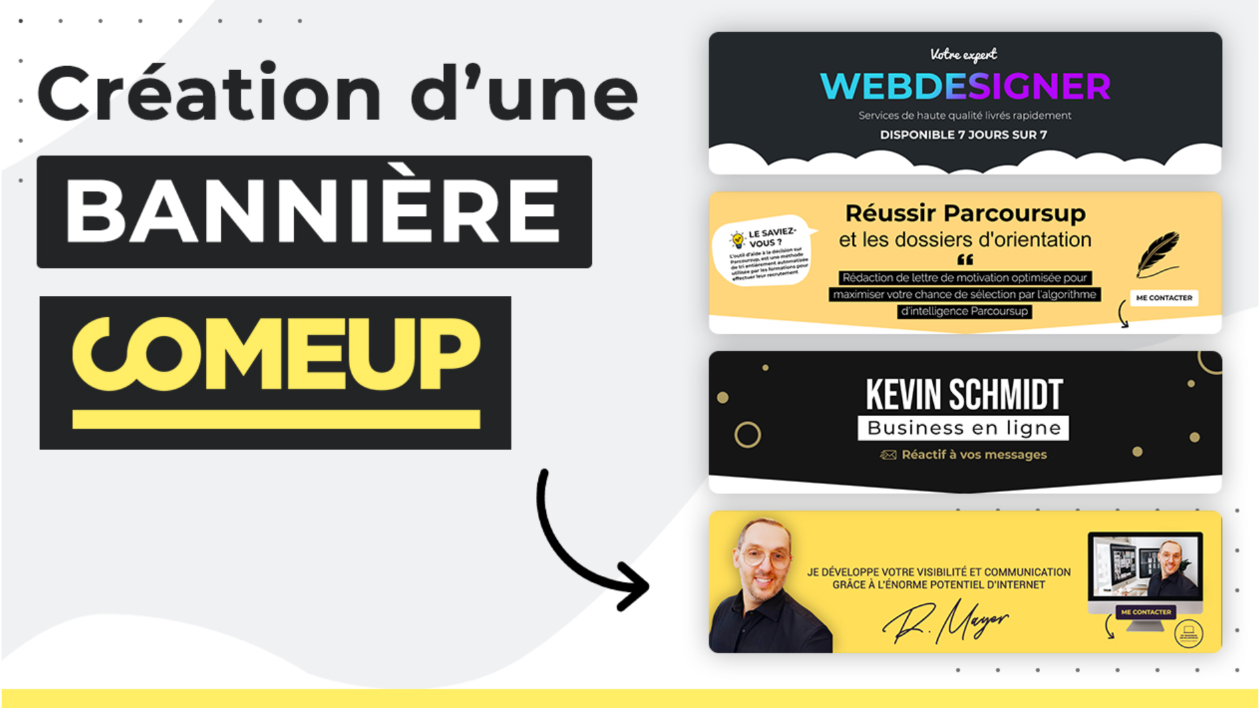Je vais créer une bannière ComeUp impactante par Lucas_Jimenez