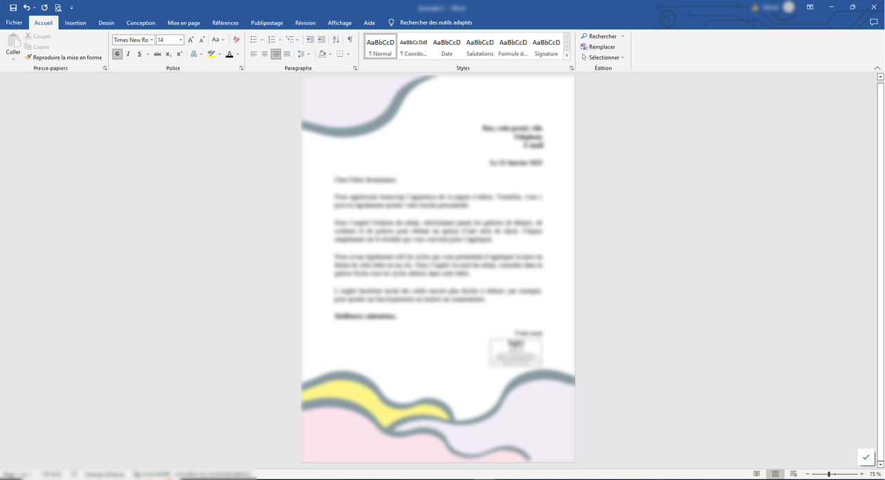 Je vais rédiger votre courrier de prospection commerciale par Proventes