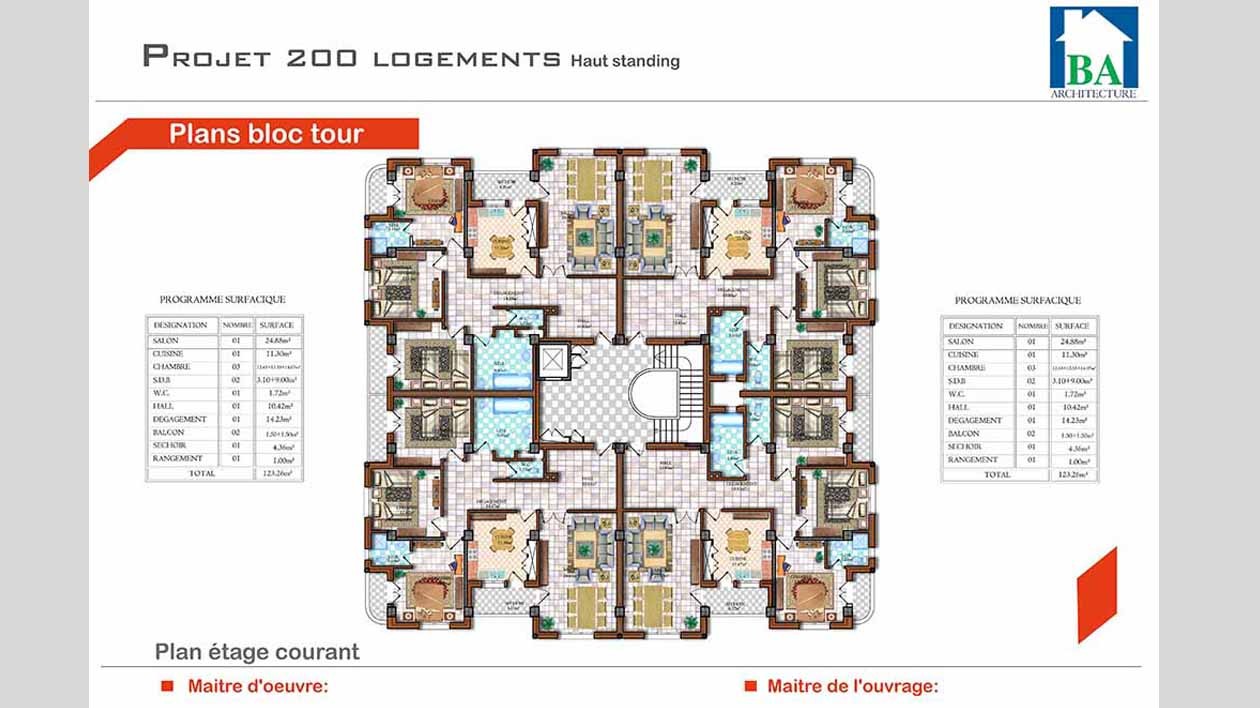 Je vais traiter les plans et façades de vos projets avec Photoshop par ...