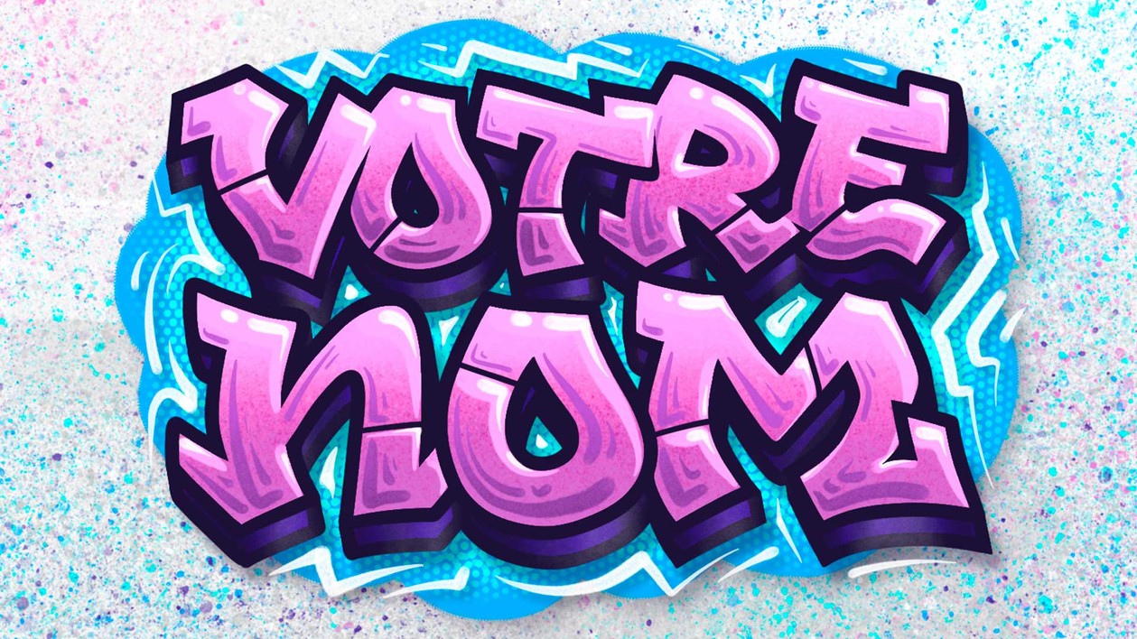 Je vais dessiner un graffiti de votre nom par DyneGraffiti