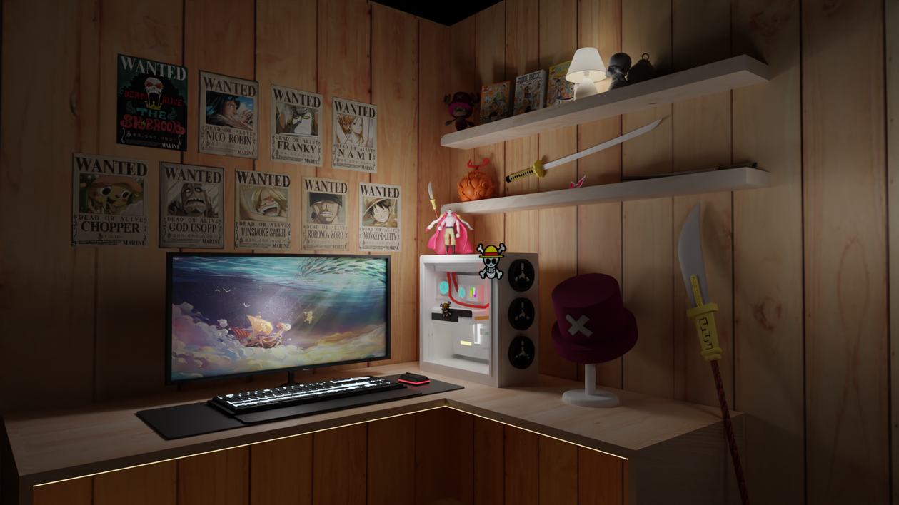 Je vais créer un univers 3D élégant pour vos overlays twitch pour début ...