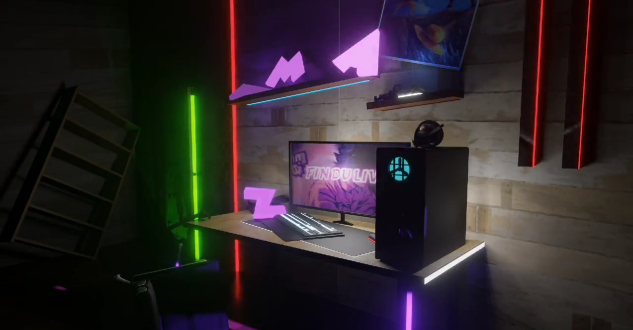 Je vais créer un univers 3D élégant pour vos overlays twitch pour début ...