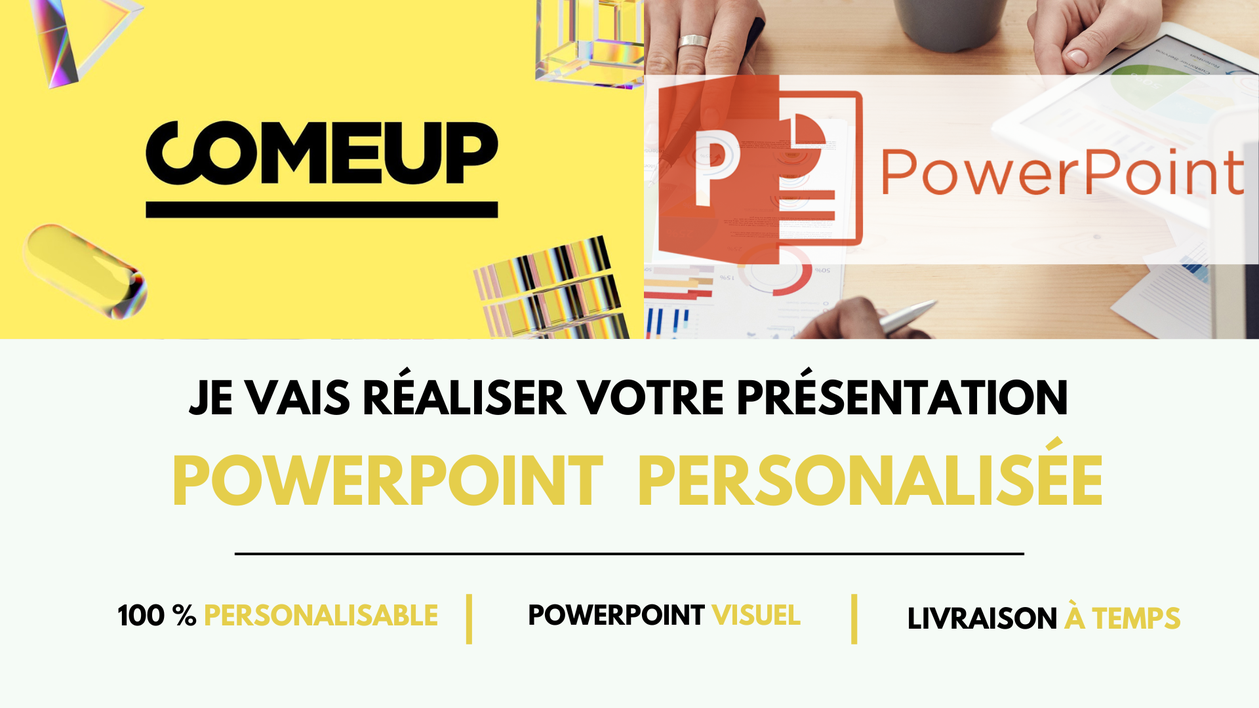 Je vais réaliser une présentation Powerpoint personnalisée par ...
