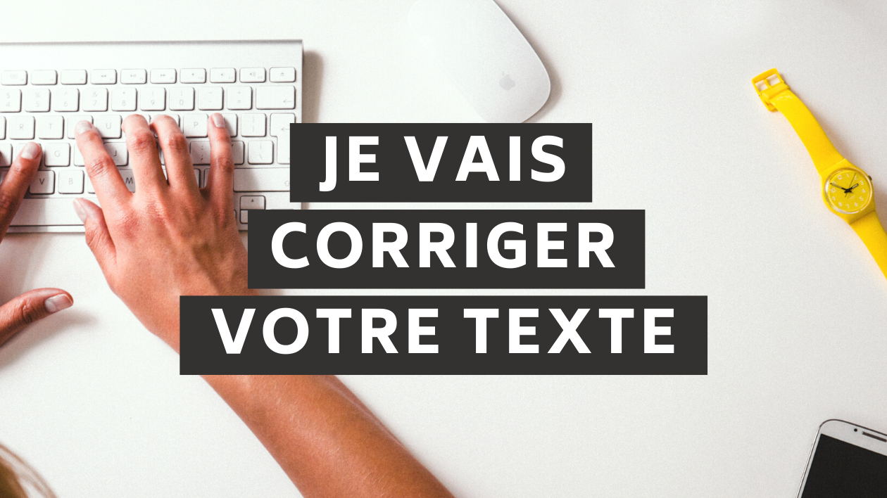Je vais réaliser la correction de vos textes de 500 mots par DRaposoPro