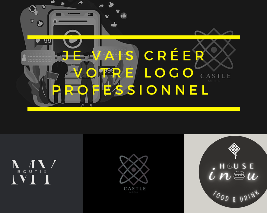 Je vais creer votre logo d'entreprise unique et haut de gamme en 24 ...