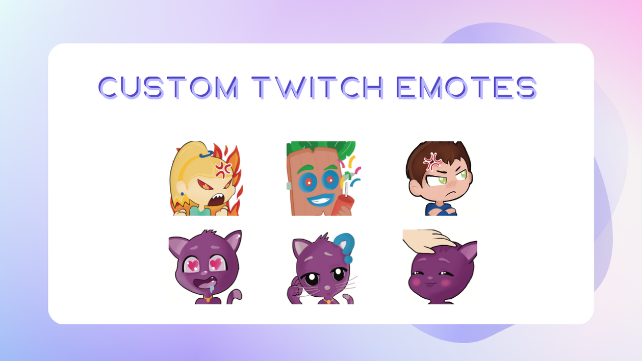 Je vais créer vos emotes twitch par MarionBoulain