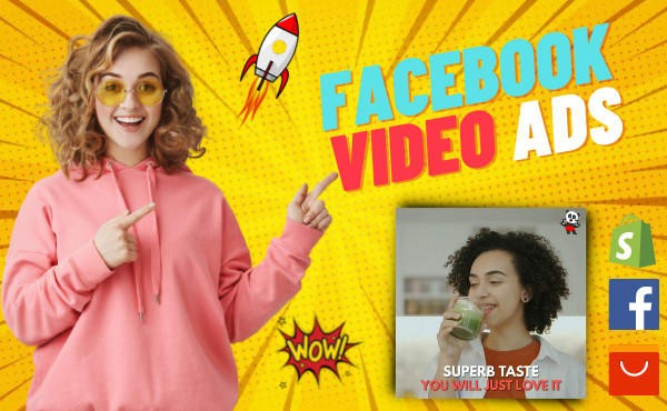 Je vais créer votre vidéo publicitaire Facebook ads / Instagram ...