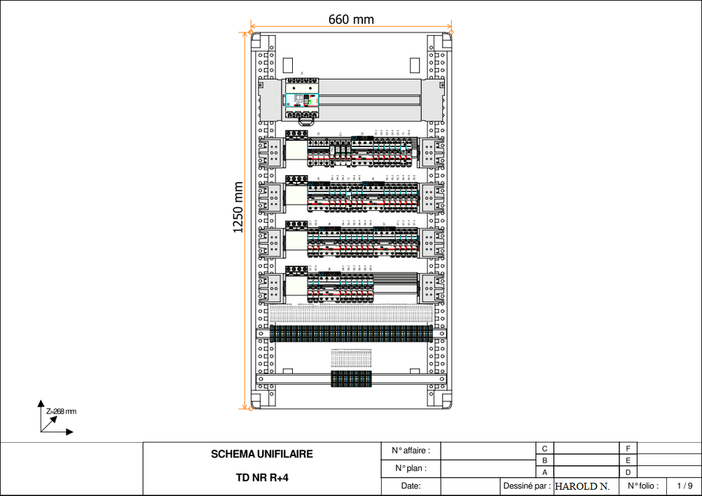 Je vais concevoir les schémas unifilaires de vos tableaux électriques ...