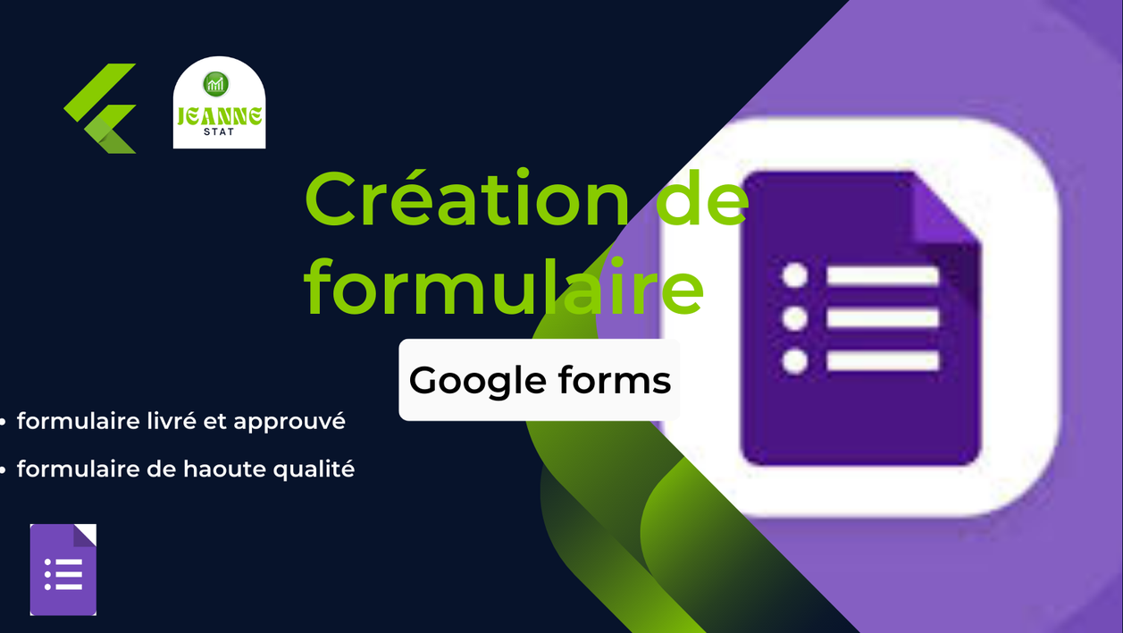 Je vais concevoir vos formulaires Google Forms et KoboCollect sur ...