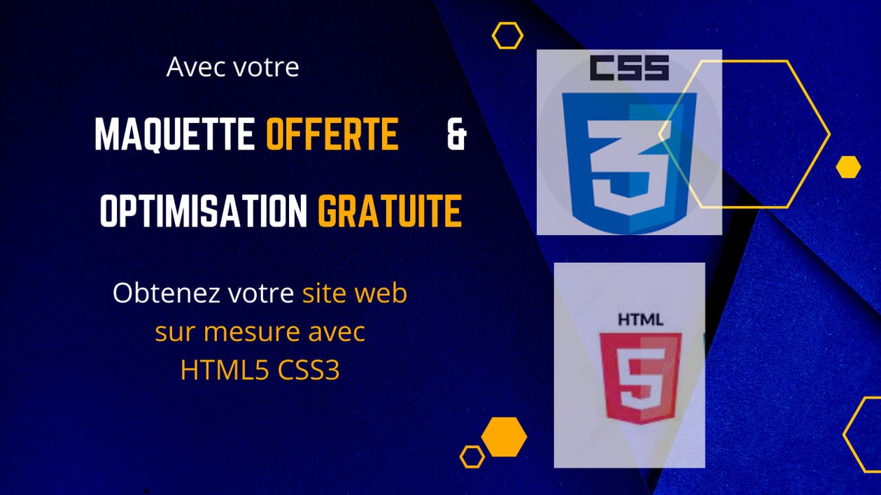 Je vais créer un site web en HTML et CSS qui reflète parfaitement votre ...