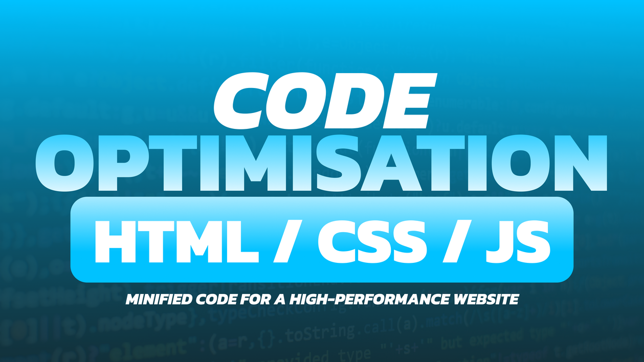 I will make your website faster by optimizing your site code (HTML, CSS ...
