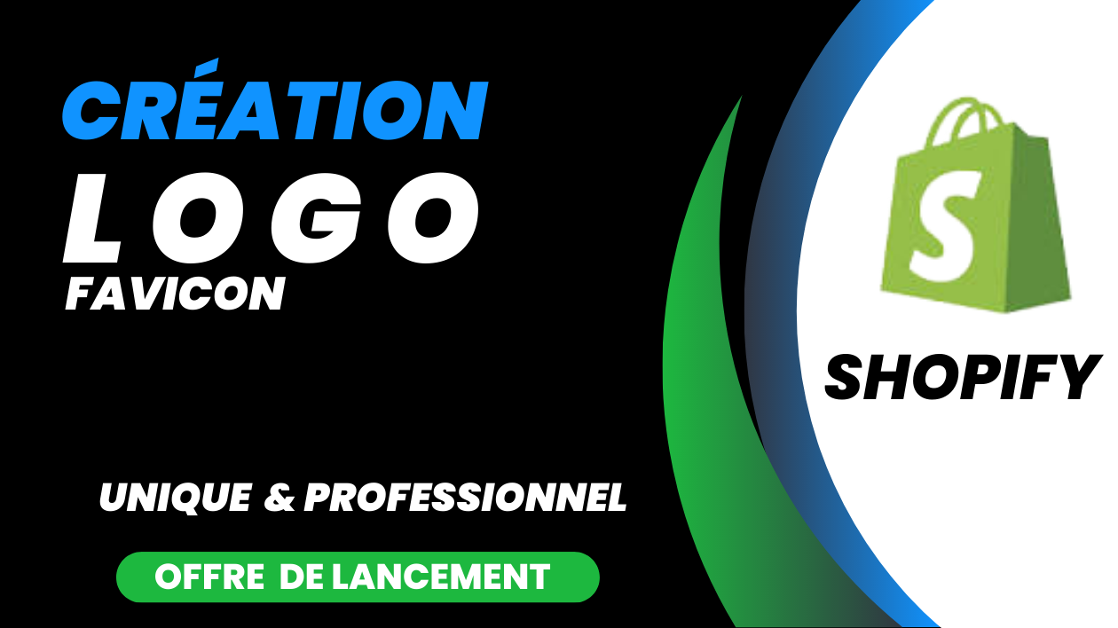 Je vais créer un logo professionnel pour votre boutique Shopify par ...