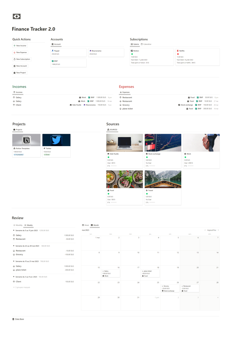 I will build an aesthetic customized notion template by NotioNova