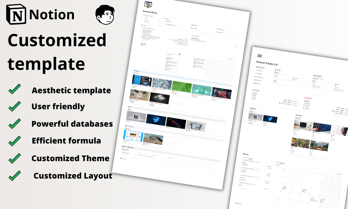 I Will Build An Aesthetic Customized Notion Template By Notionova