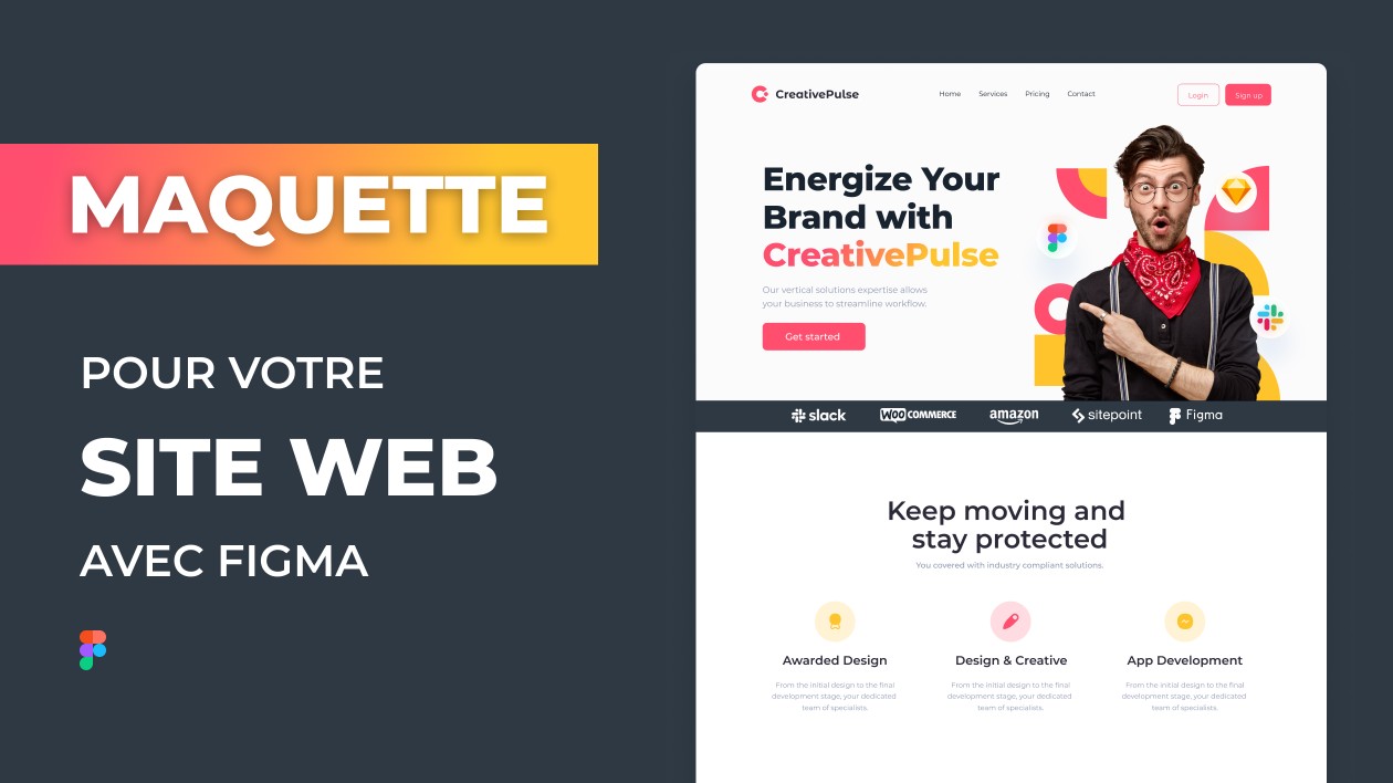Je vais créer la maquette UI/UX de votre site web avec Figma par ...