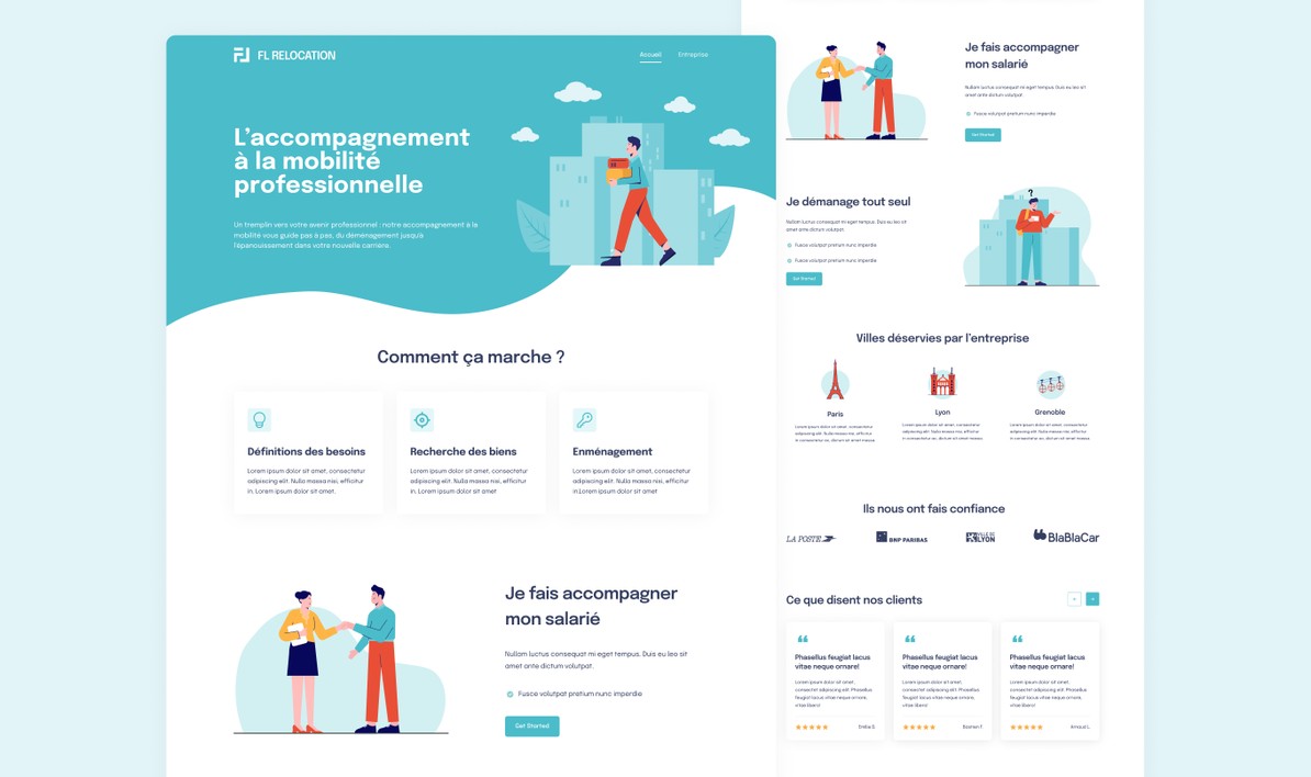 Je vais créer la maquette UI/UX de votre site web avec Figma par ...