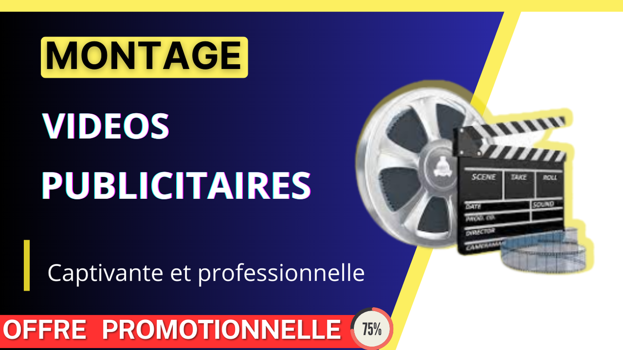 Je vais créer vous une vidéo publicitaire professionnelle et percutante ...