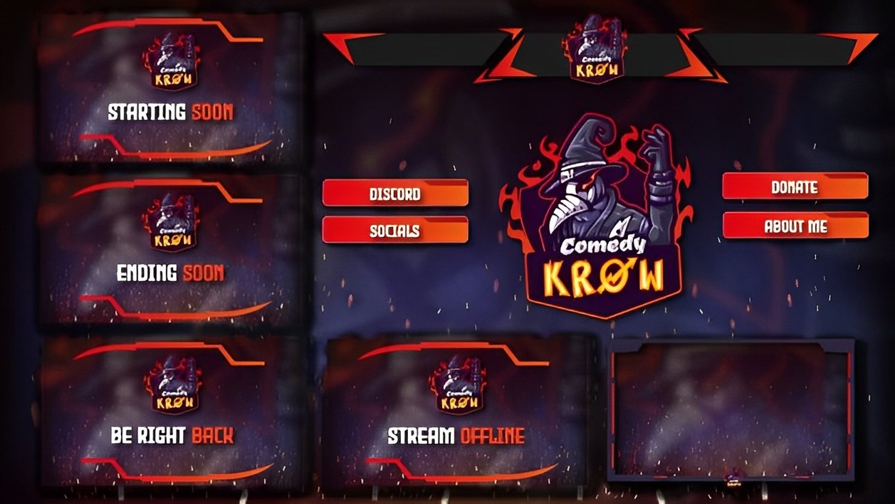 I will create a professional twitch overlay by xpert84_design