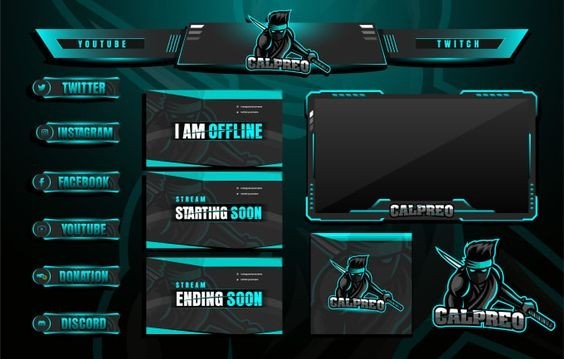I will create a professional twitch overlay by xpert84_design