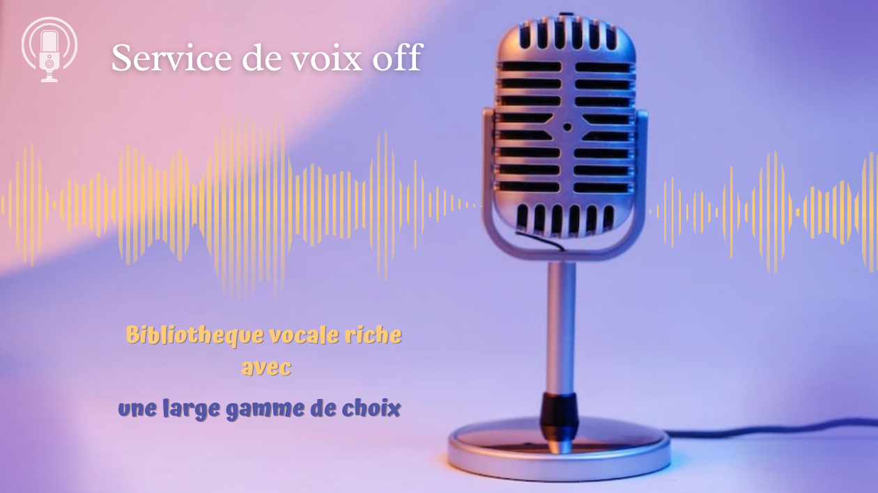 Je vais vous créer une voix off de qualité pour votre texte avec une ...