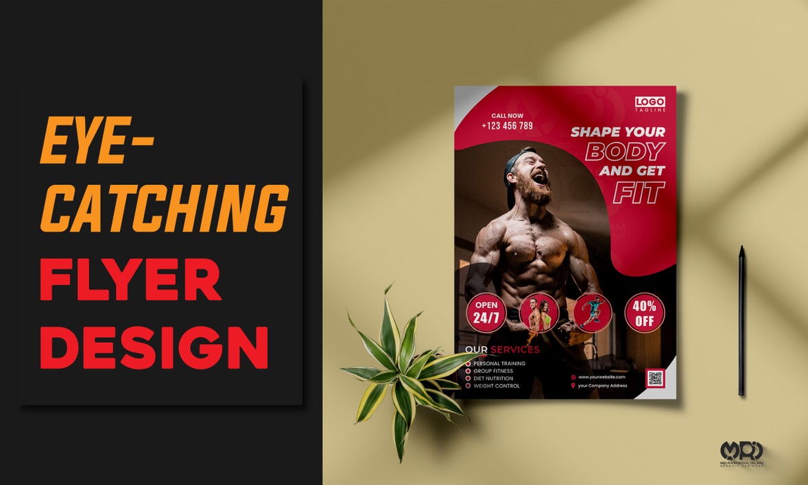 I will design eye-catching flyer design to boost your business by ...