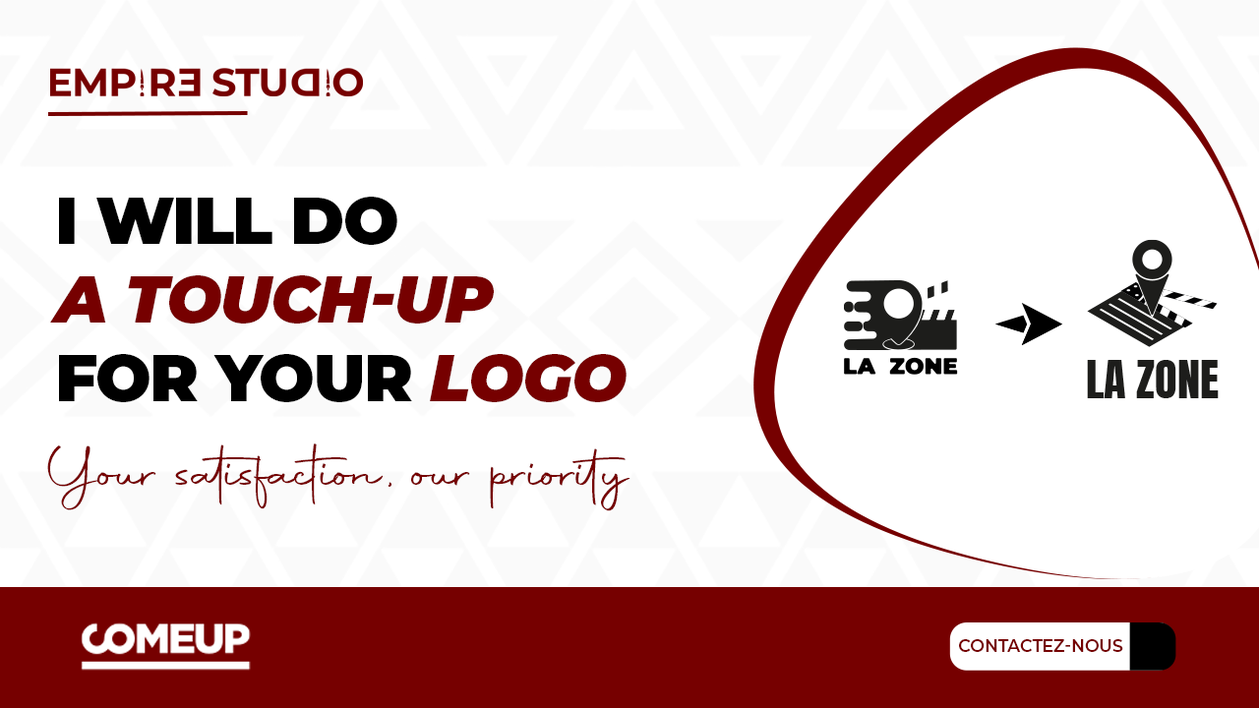 I will retouch/modify your logo into a professional and minimalist logo ...