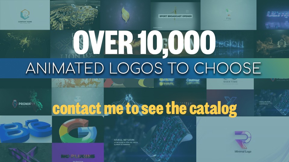 I will create animated logo video, thousands of design to choose from ...