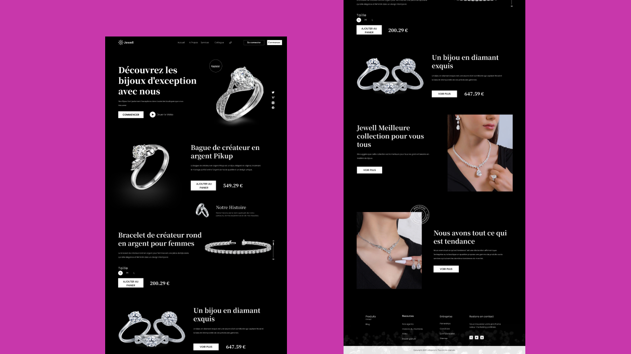Je vais créer la maquette UX/UI de votre site web avec figma par Ishola_web