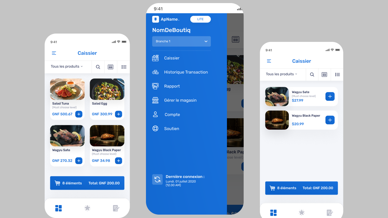 Je vais créer la maquette UX/UI de votre application mobile avec figma ...