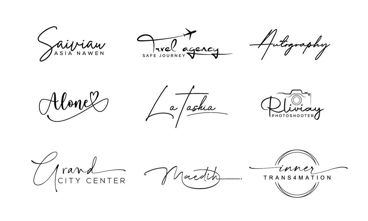 I will create signature, handwritten, scripted, photography and cursive ...