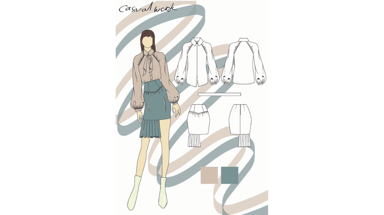 I will create technical fashion illustration, flat drawing, pattern ...