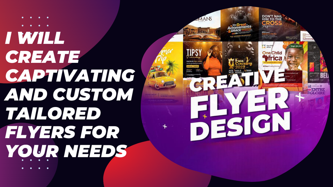 I will design stunning captivating and engaging flyers that meet your ...