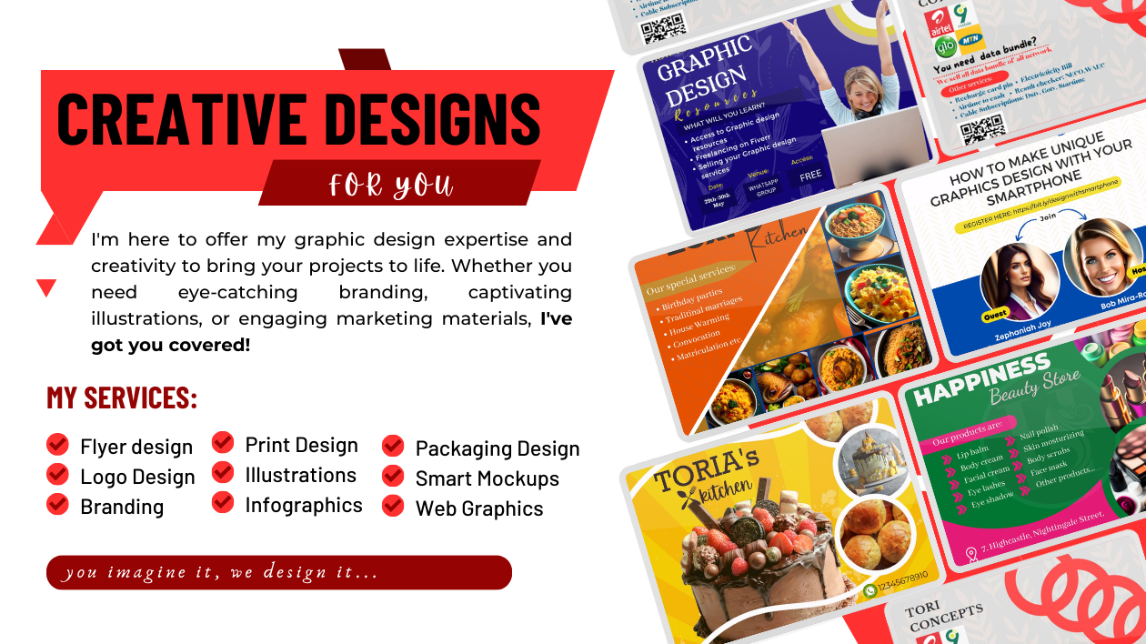 I will create stunning graphic designs for your visual needs by ...
