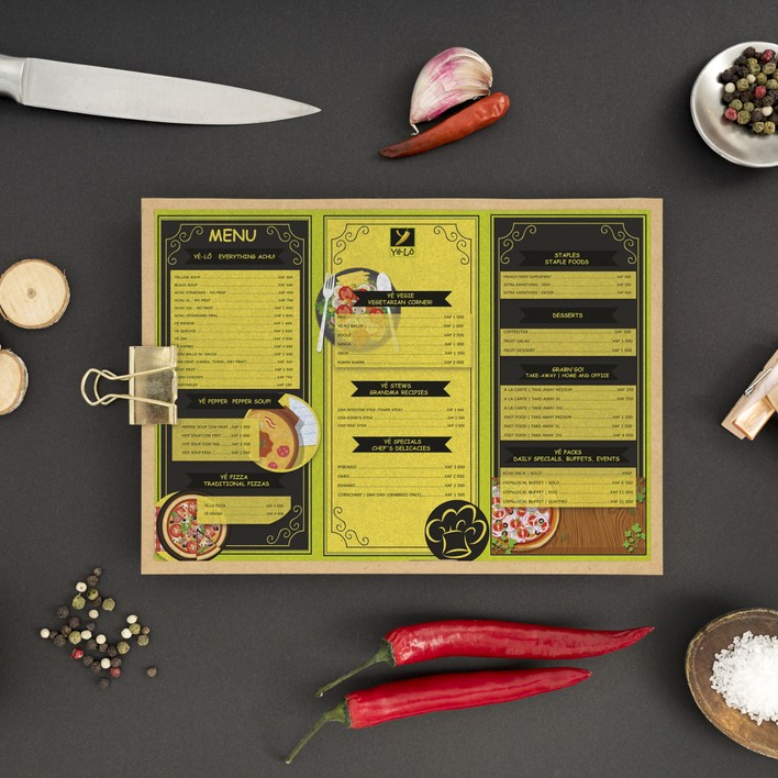 Je vais concevoir un menu attrayant pour votre café ou restaurant par ...