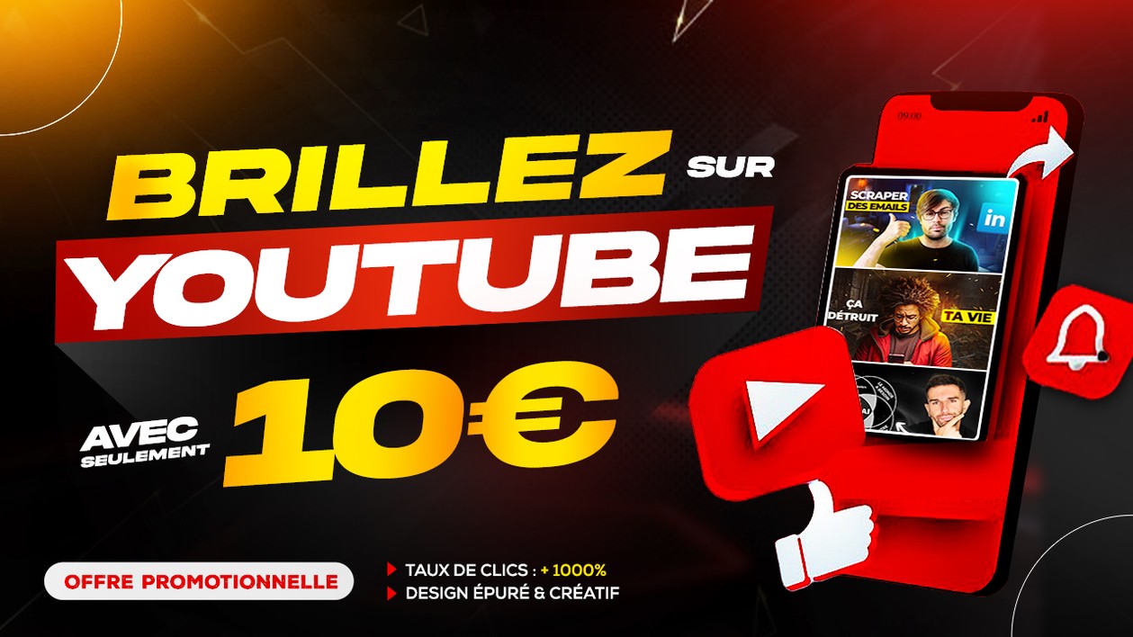 Je vais créer votre miniature youtube par Francis229