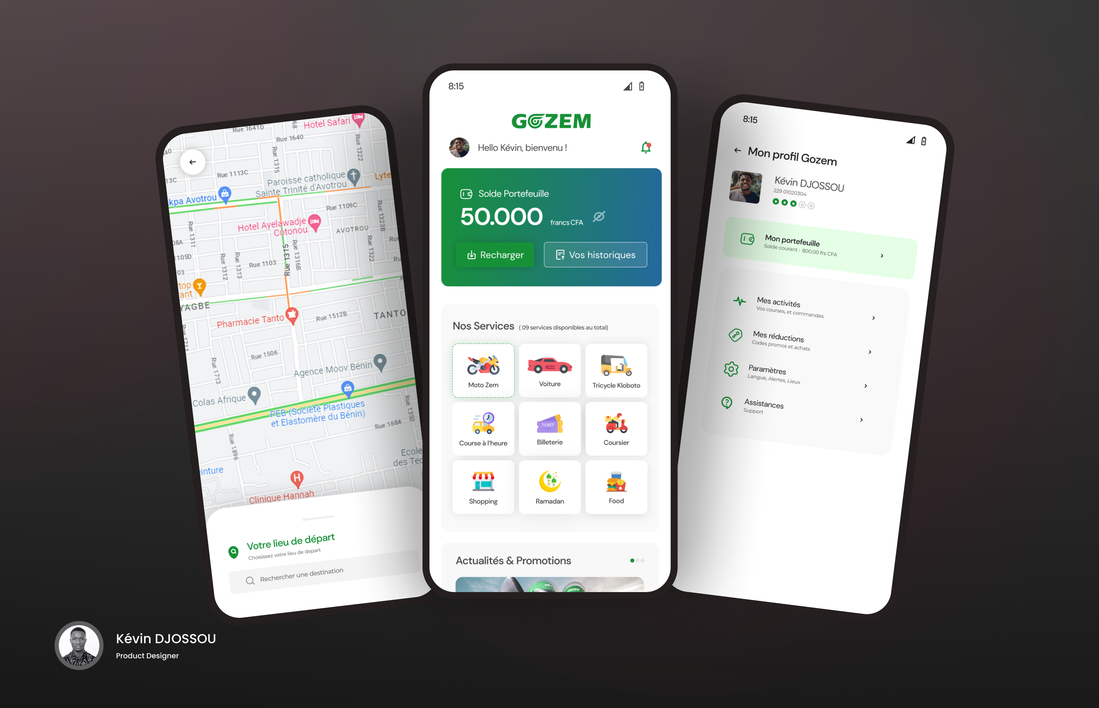 Je vais concevoir la maquette de votre application mobile par KevinDJOSSOU
